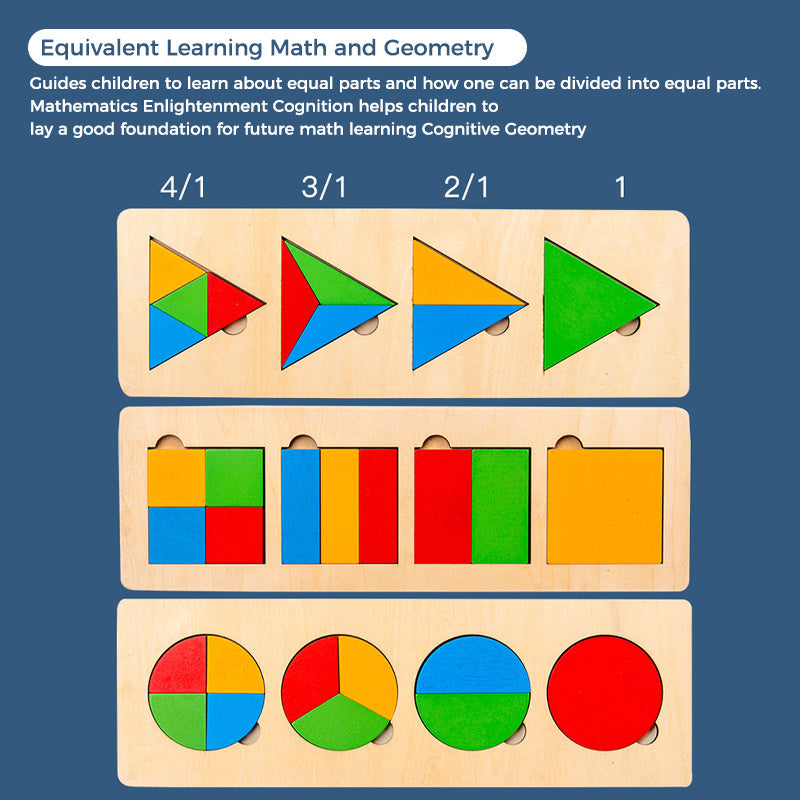Montessori Wooden Sorting Game with Geometric Shapes – infinitias