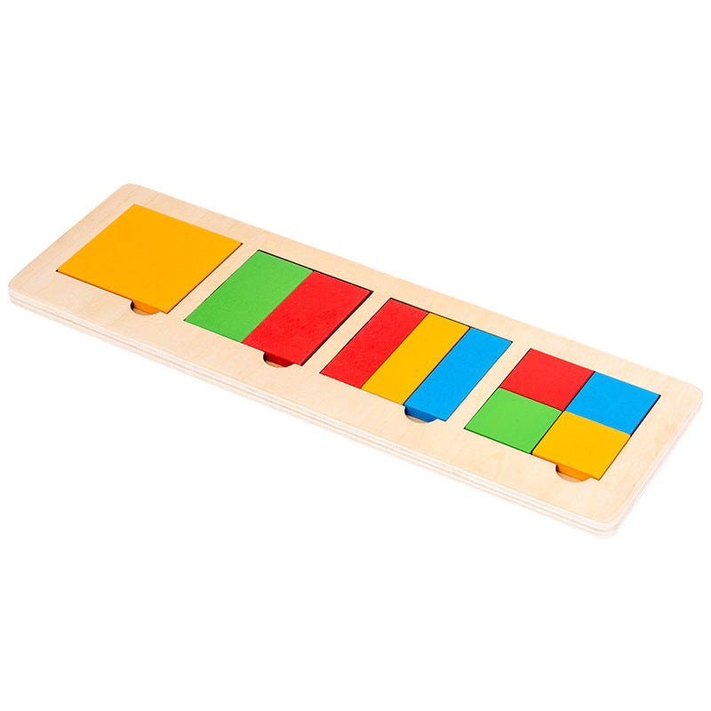 Montessori Wooden Sorting Game with Geometric Shapes – infinitias