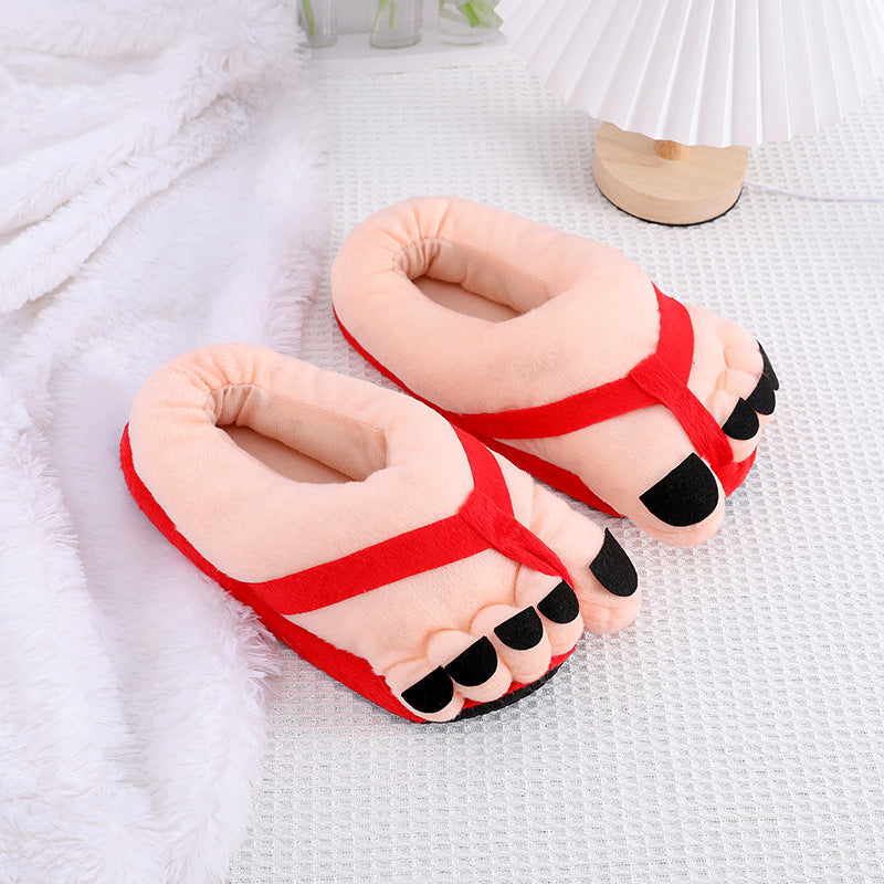 Funny Foot Plush Novelty Slippers – infinitias