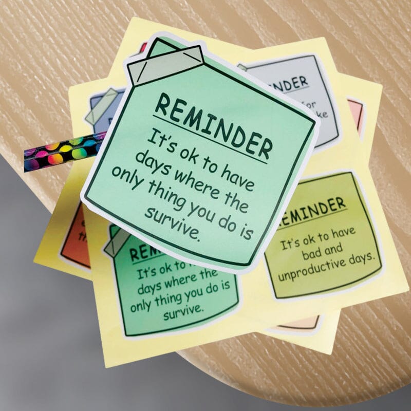 💖Mental Health Sticky Note Stickers🎁（24 pcs） – infinitias