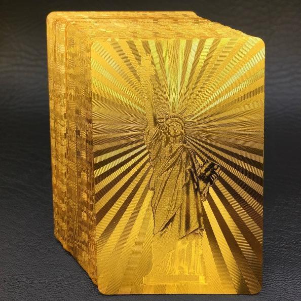 Luxury 24K Gold Foil Poker Playing Cards – infinitias