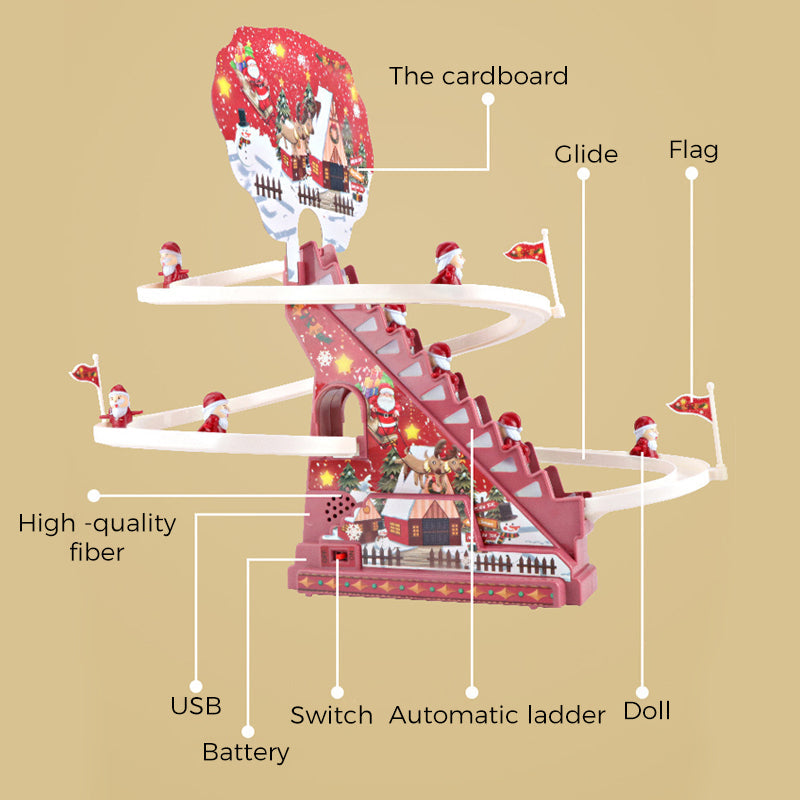 Santa Claus Electric Track Slide Toys – infinitias