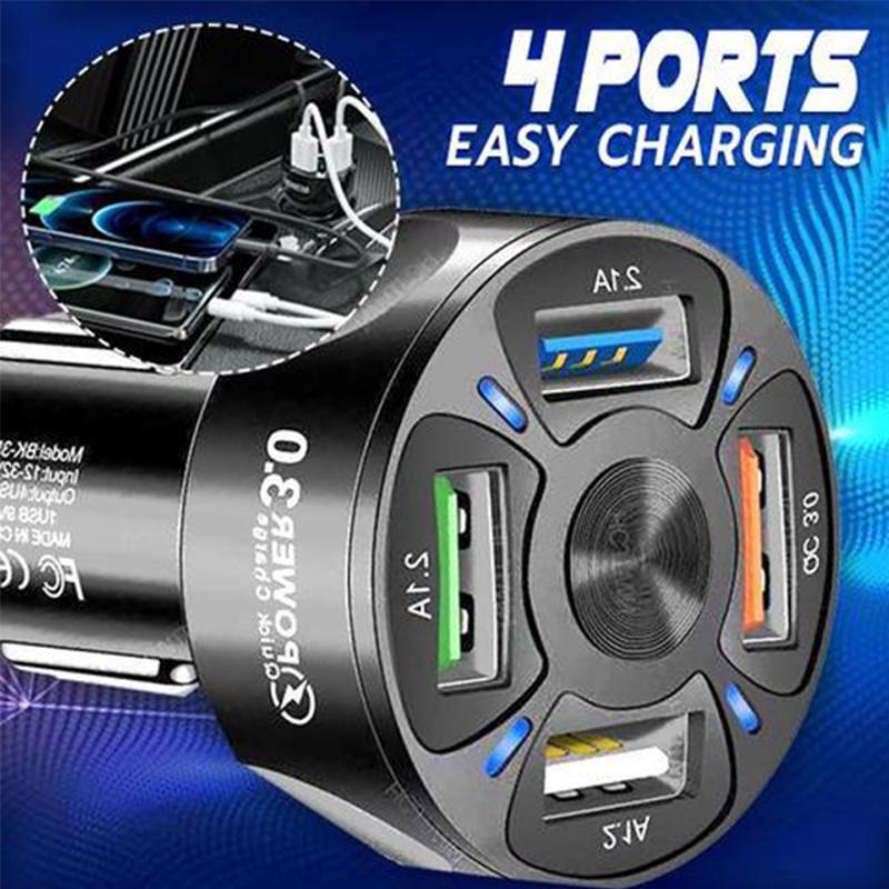 4-IN-1 Fast Charging Port for Car – infinitias