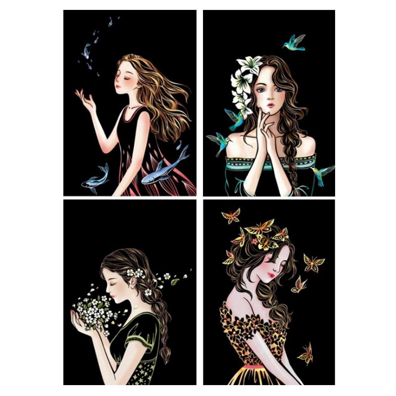 Dream Castle Scratch Painting Kit – infinitias