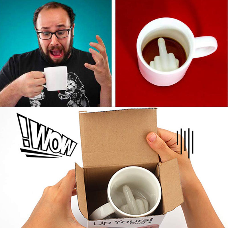 Personalised ceramic long finger cup – infinitias