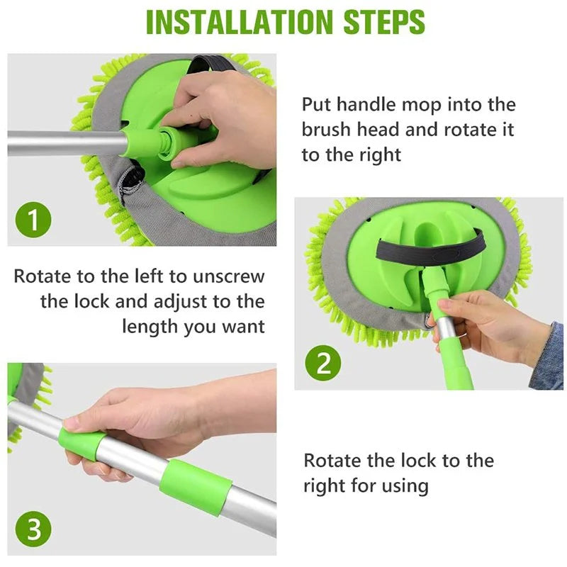 360° Rotatable Adjustable Cleaning Mop – infinitias